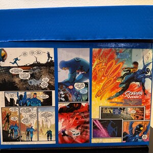 Blue Beetle Custom Comic Box - Etsy