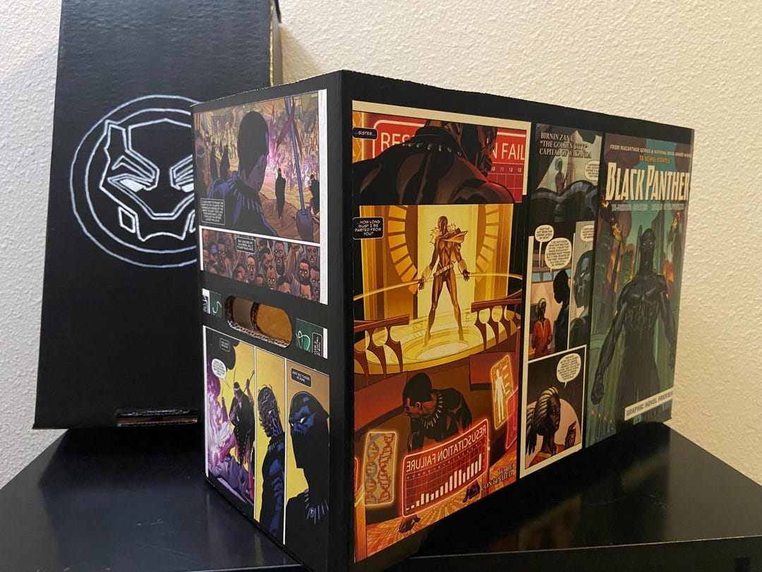 Black Panther Custom Comic Box - Etsy
