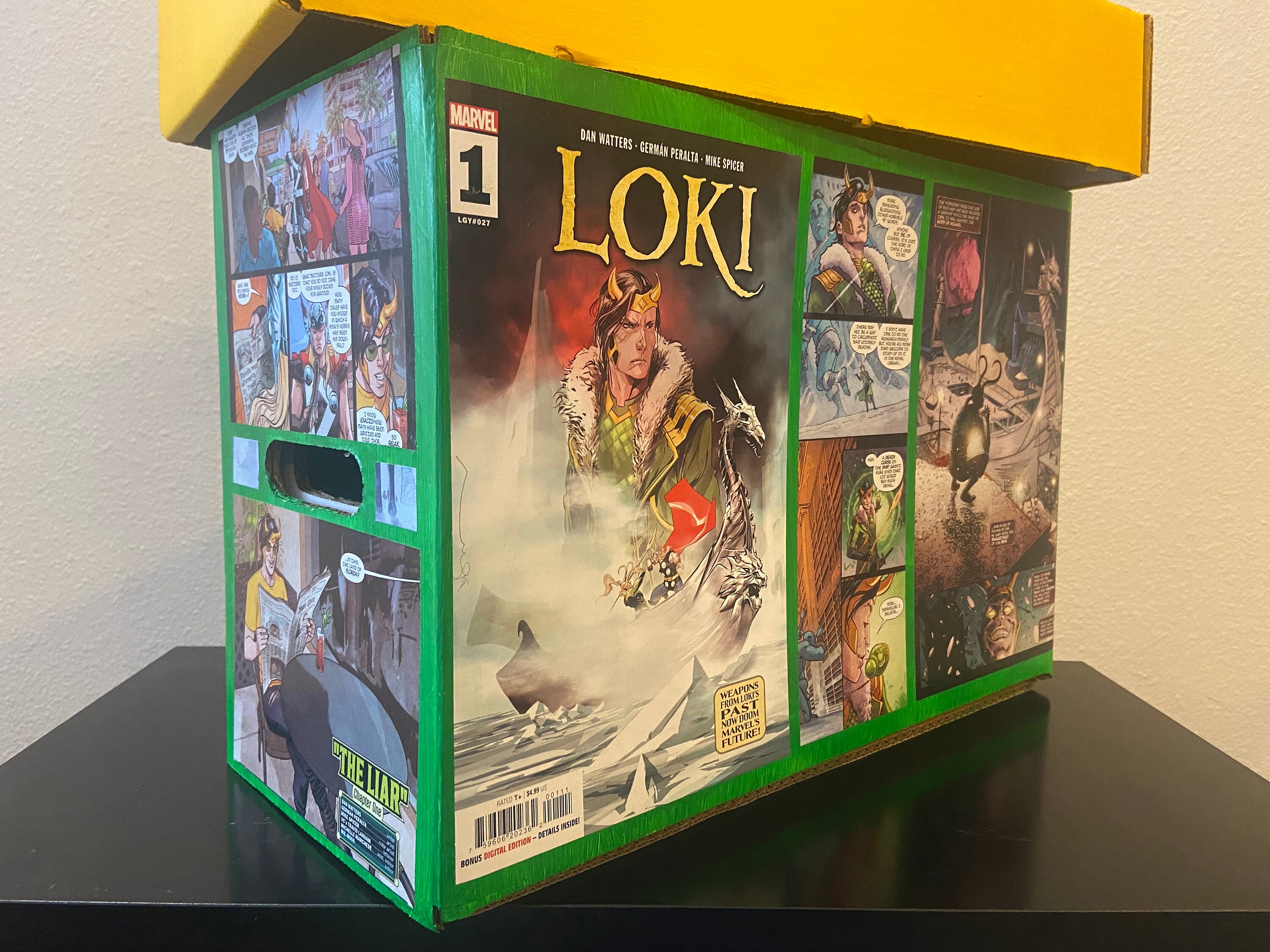Loki Custom Comic Box - Etsy