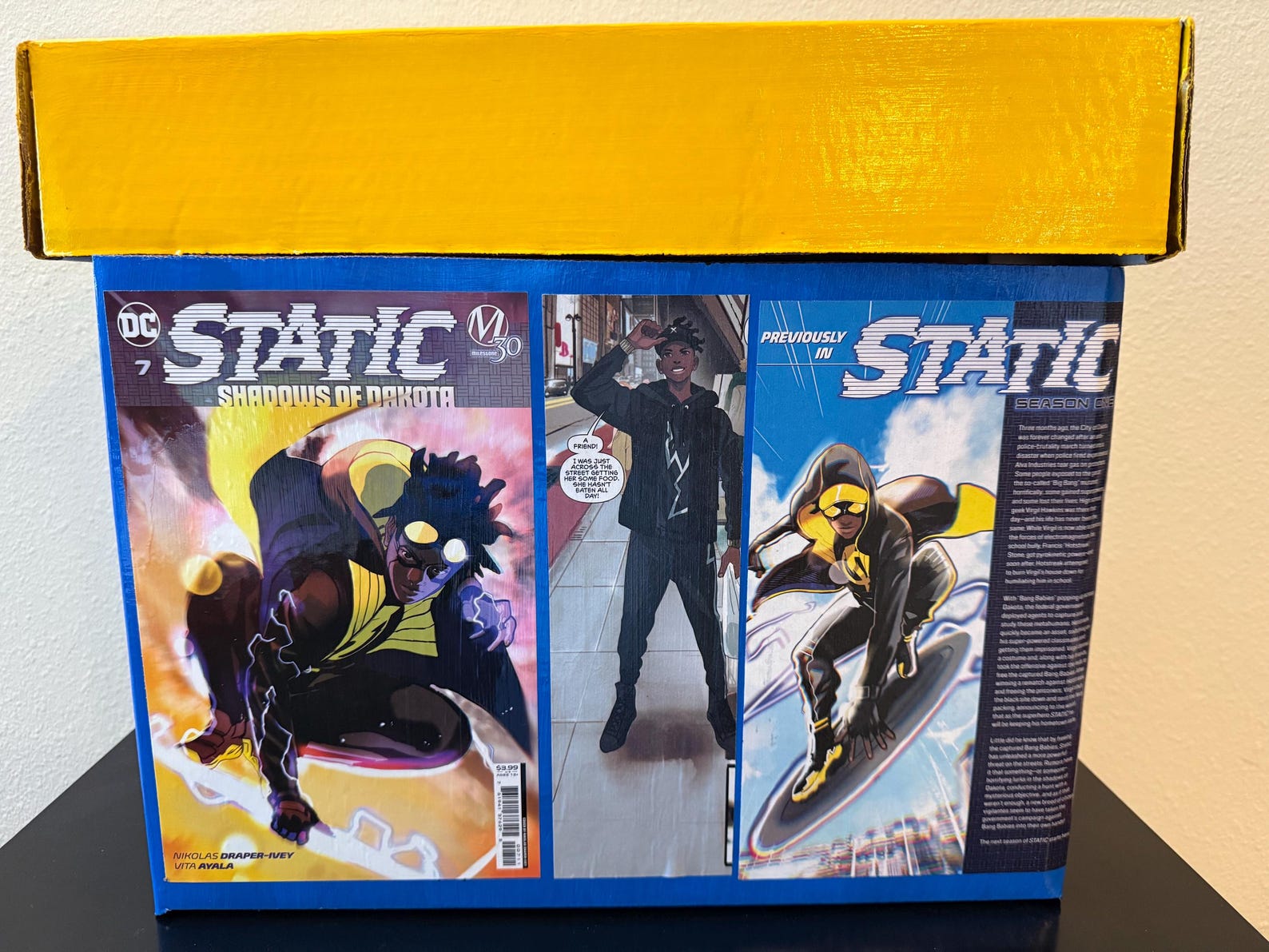 Static Custom Comic Box - Etsy