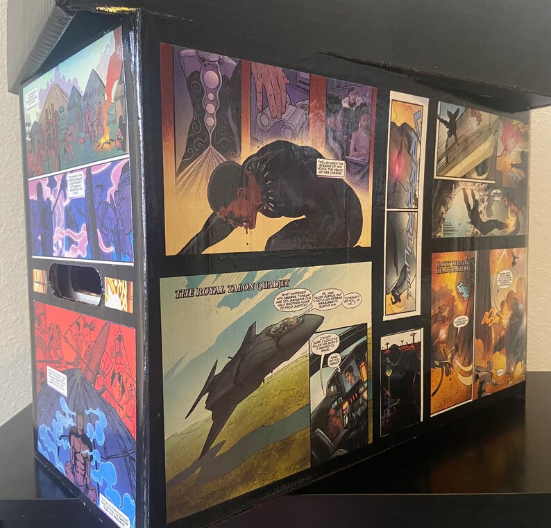 Black Panther Custom Comic Box - Etsy