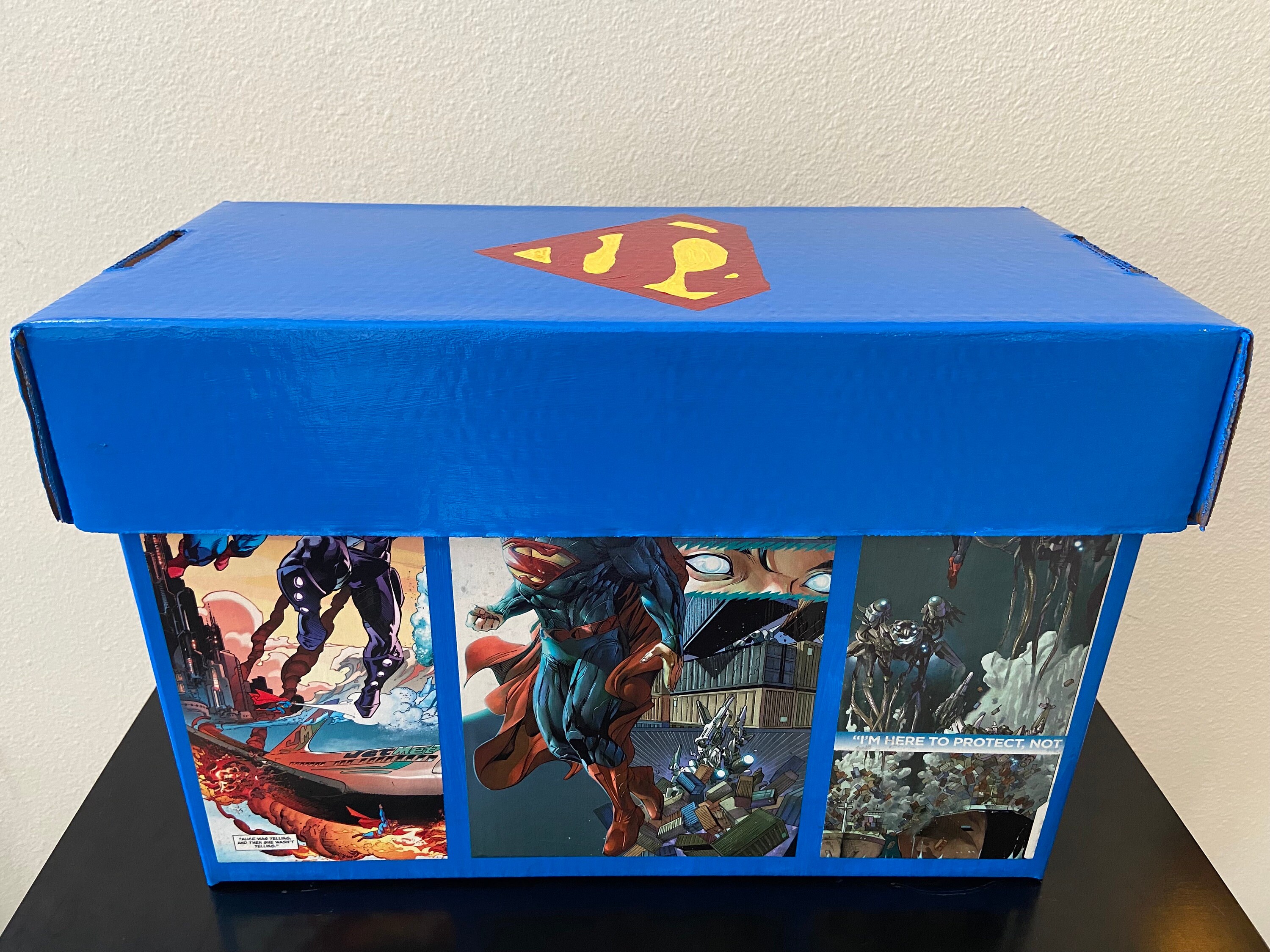 Superman Custom Comic Box - Etsy