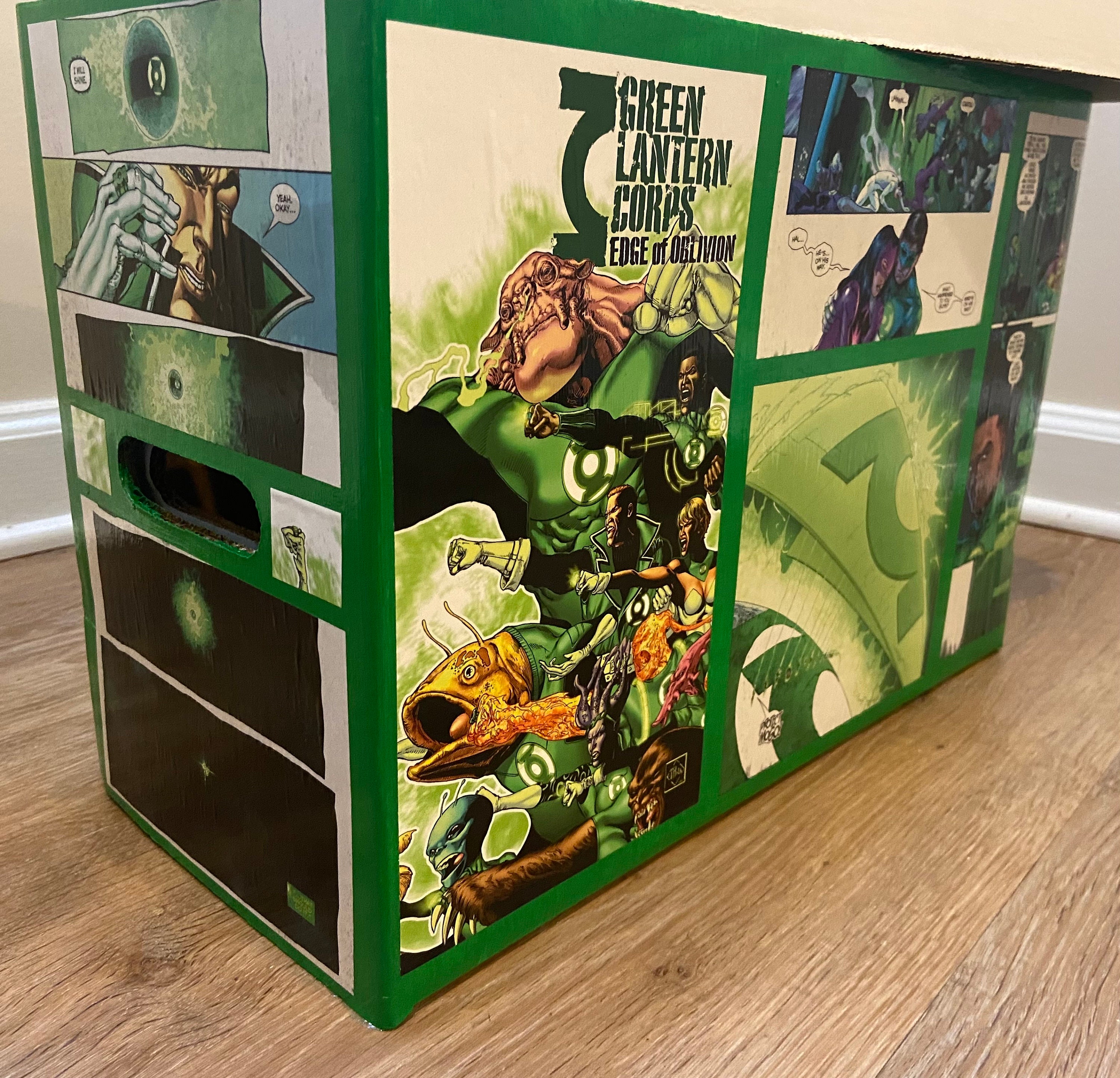 Green Lantern Custom Comic Box - Etsy