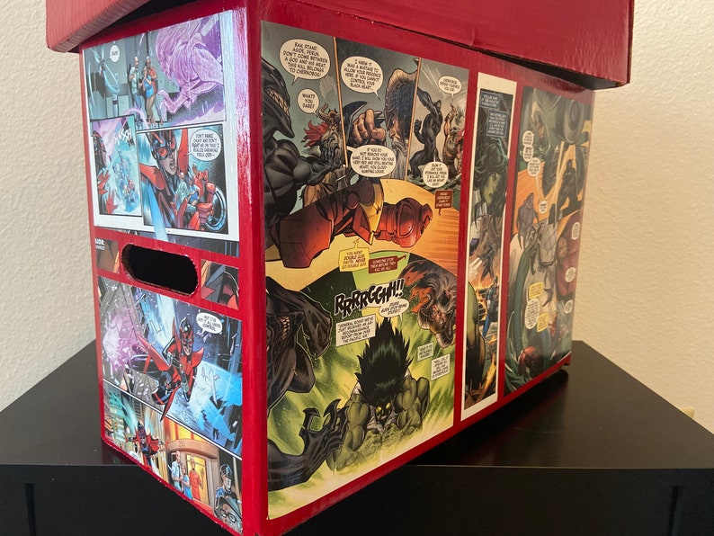 Avengers Custom Comic Box - Etsy