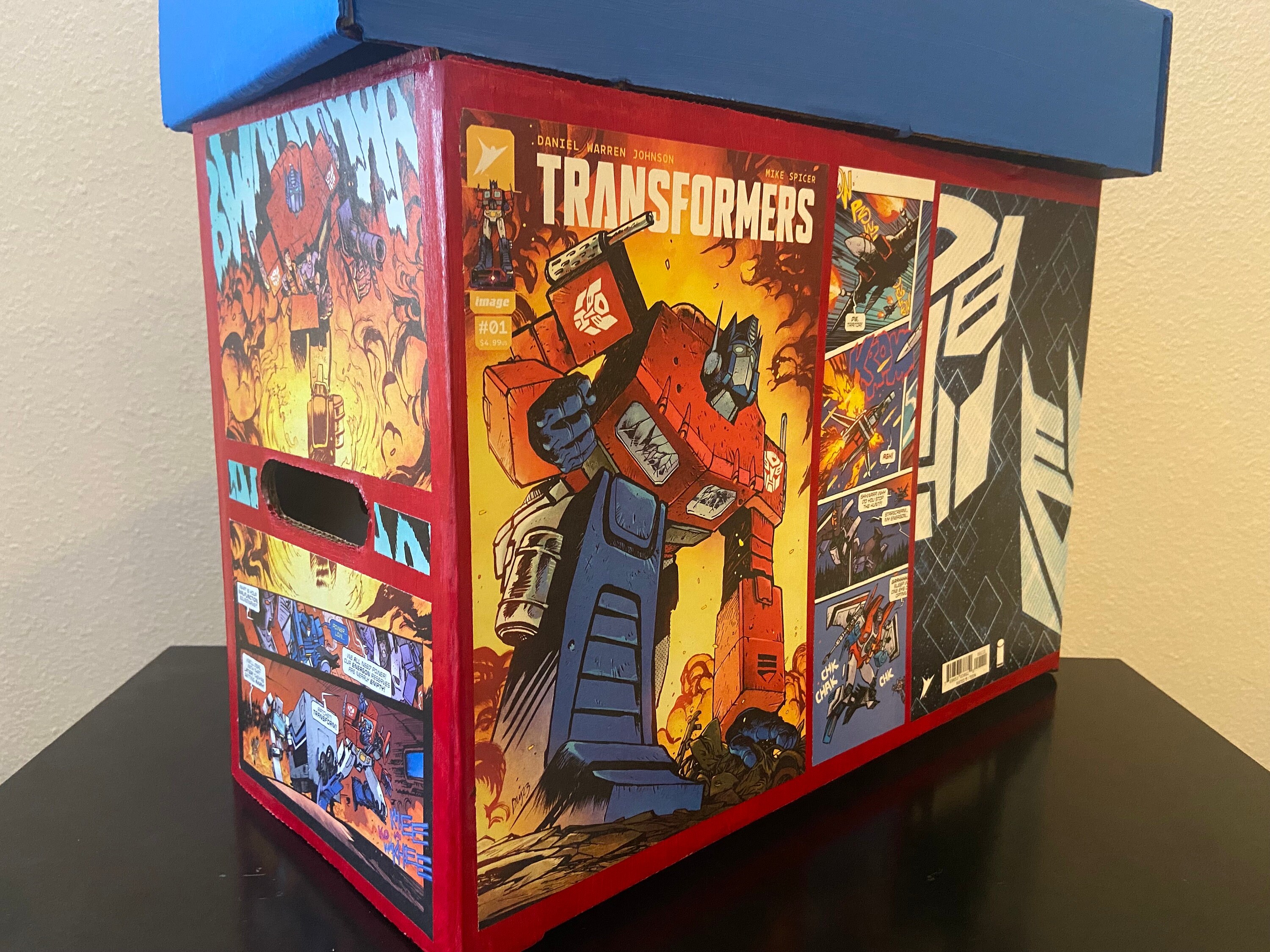 Transformers Custom Comic Box - Etsy
