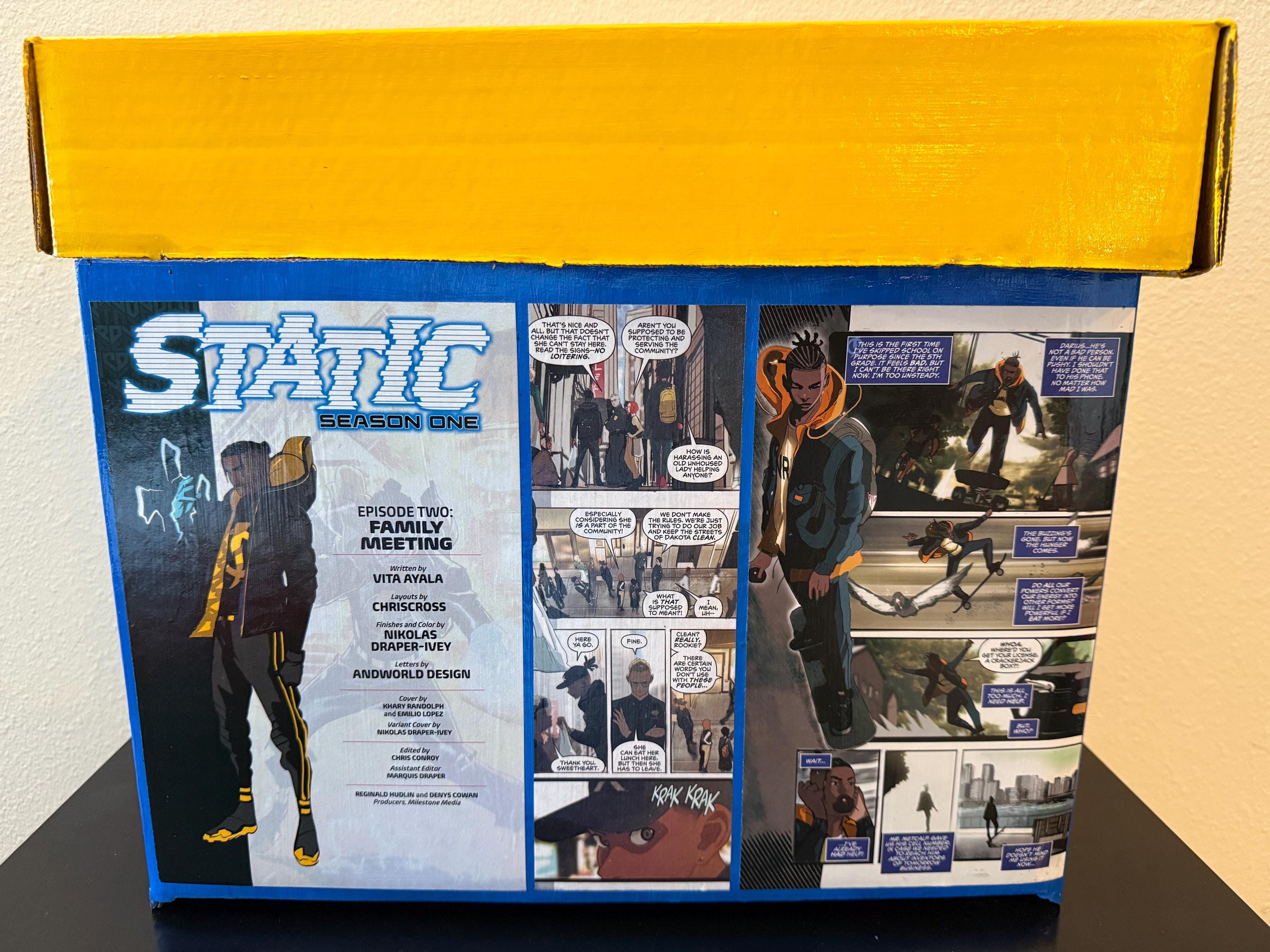 Static Custom Comic Box - Etsy