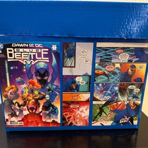 Blue Beetle Custom Comic Box - Etsy