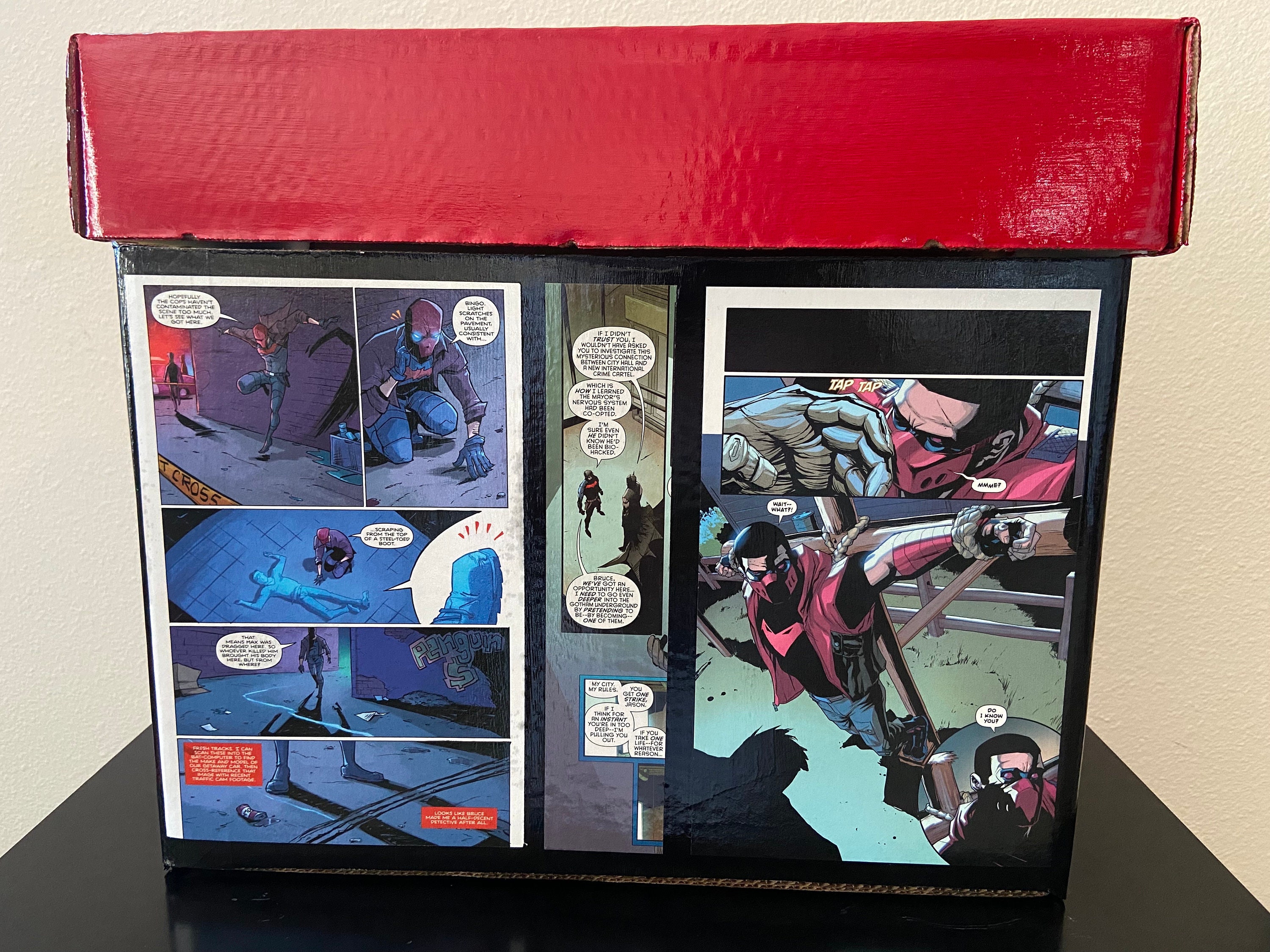 Red Hood Custom Comic Box - Etsy