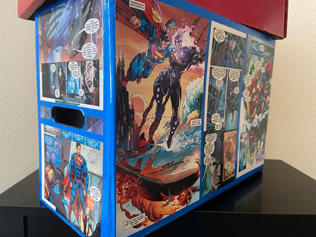 Superman Custom Comic Box - Etsy
