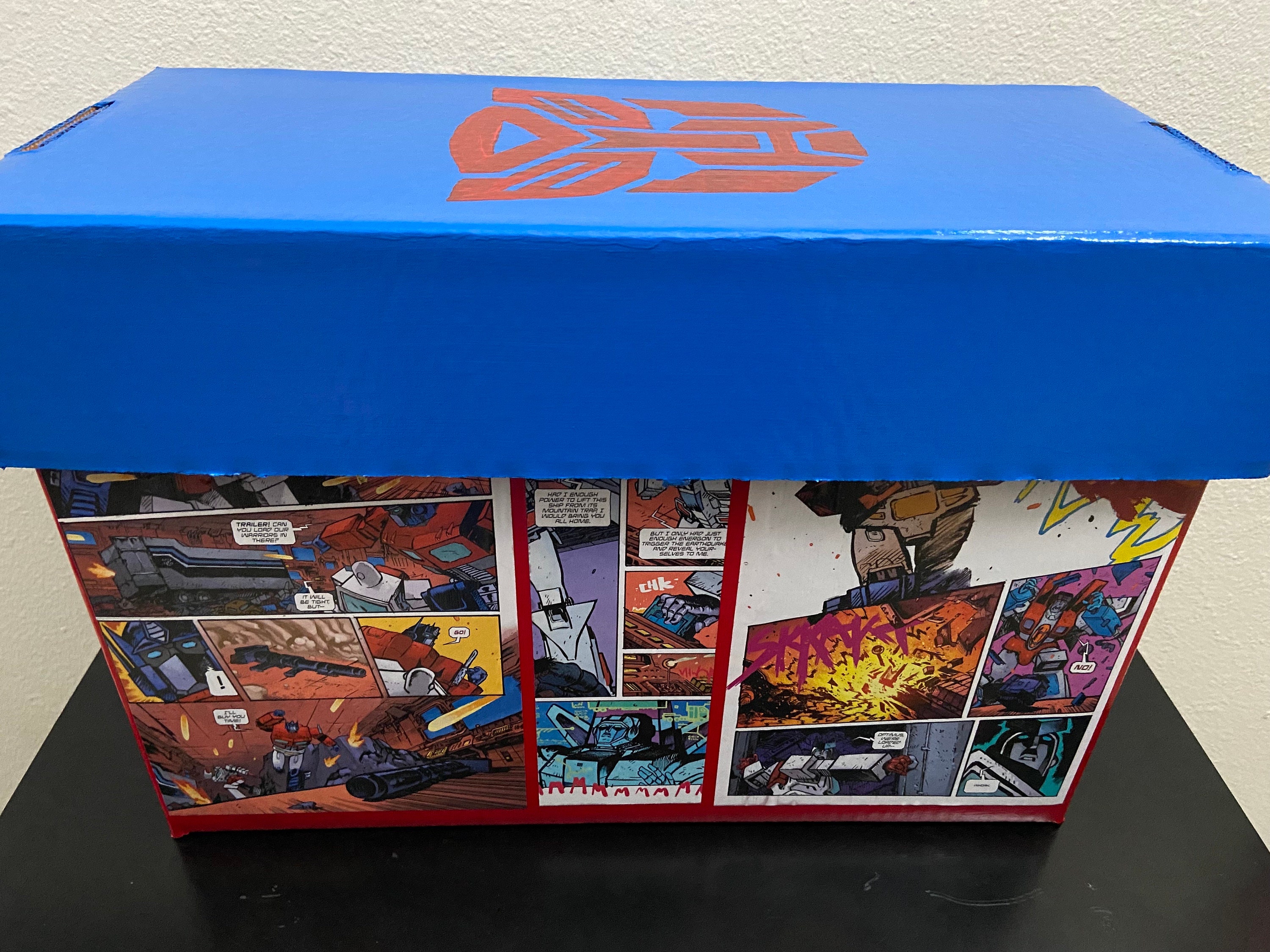 Transformers Custom Comic Box - Etsy