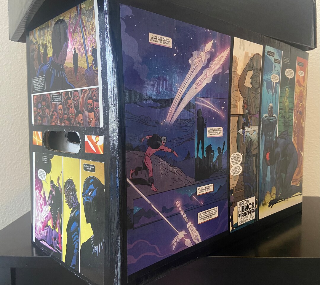 Black Panther Custom Comic Box - Etsy