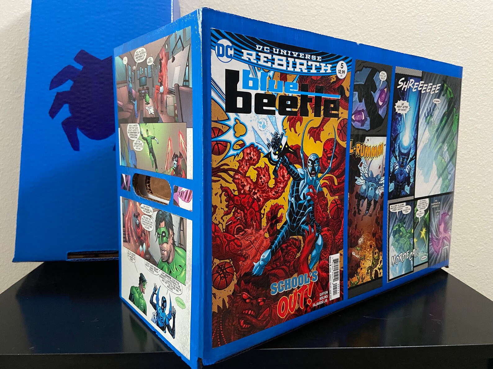 Blue Beetle Custom Comic Box - Etsy