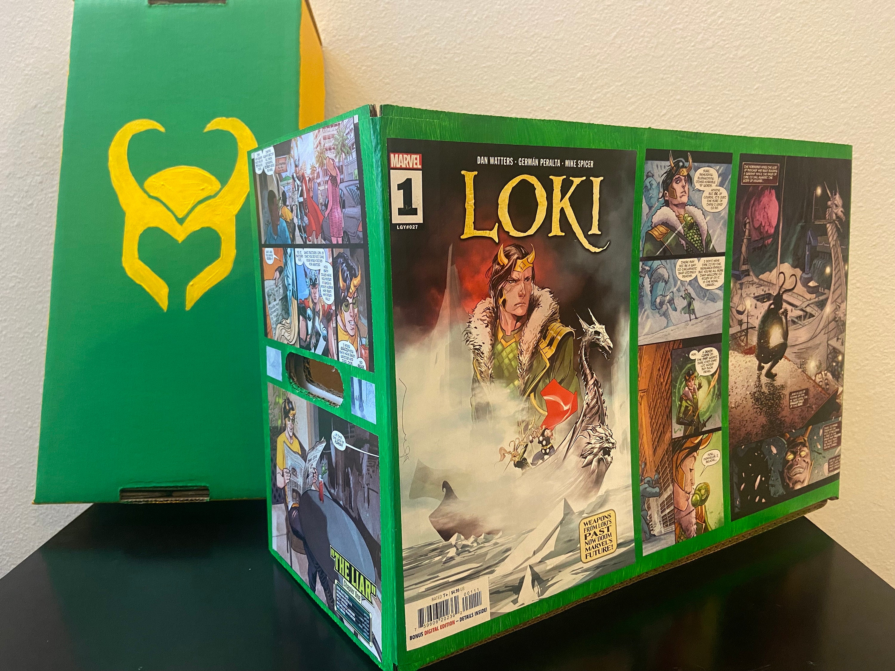Loki Custom Comic Box - Etsy