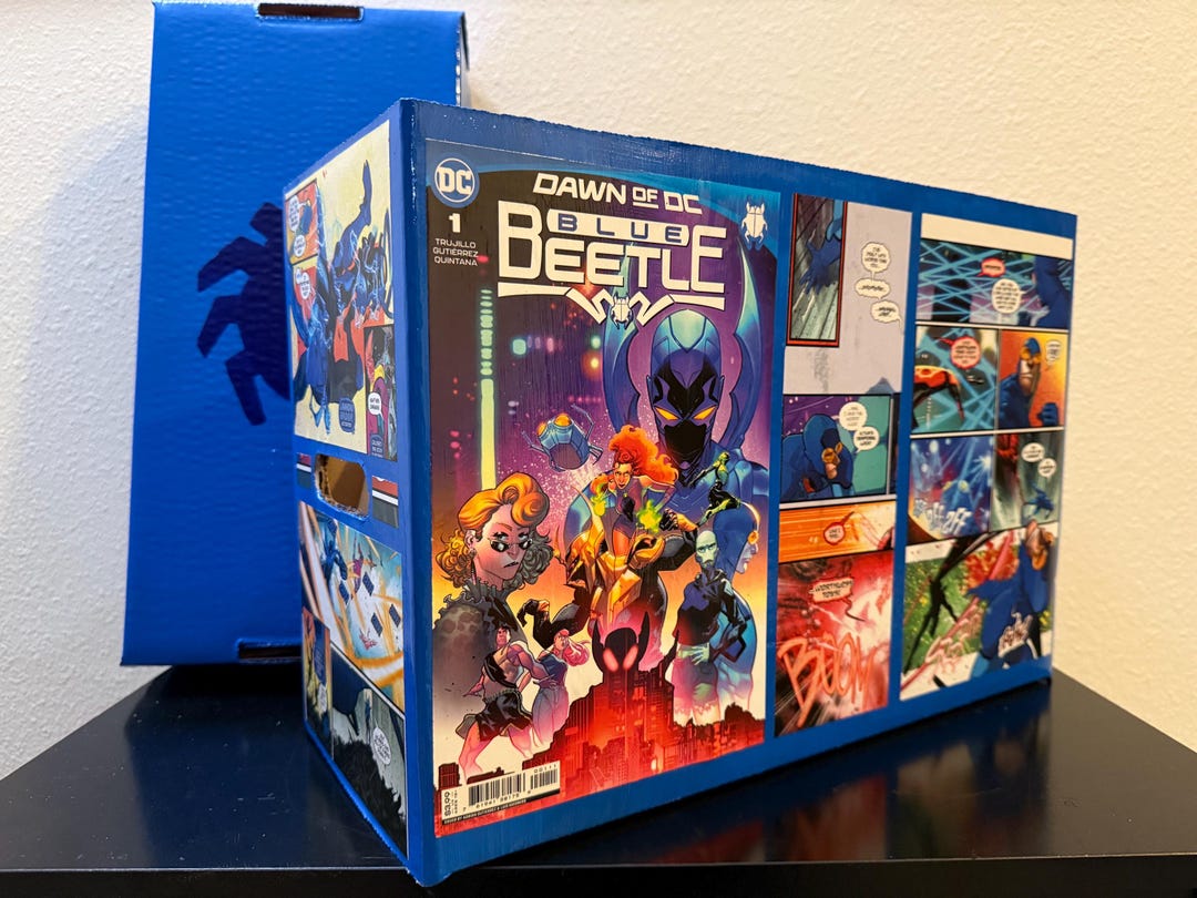 Blue Beetle Custom Comic Box - Etsy