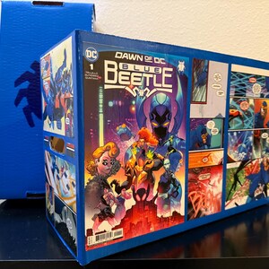 Blue Beetle Custom Comic Box - Etsy