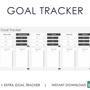 HABIT GOAL Tracker for Every Day in 2024 - Etsy