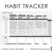 HABIT GOAL Tracker for Every Day in 2024 - Etsy