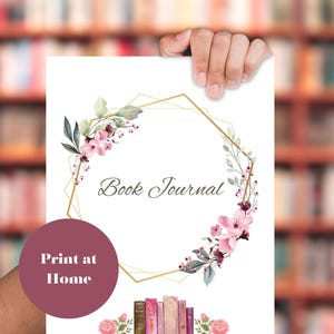 Printable Reading Journal 2025: Book Review Tracker (PDF) - Etsy