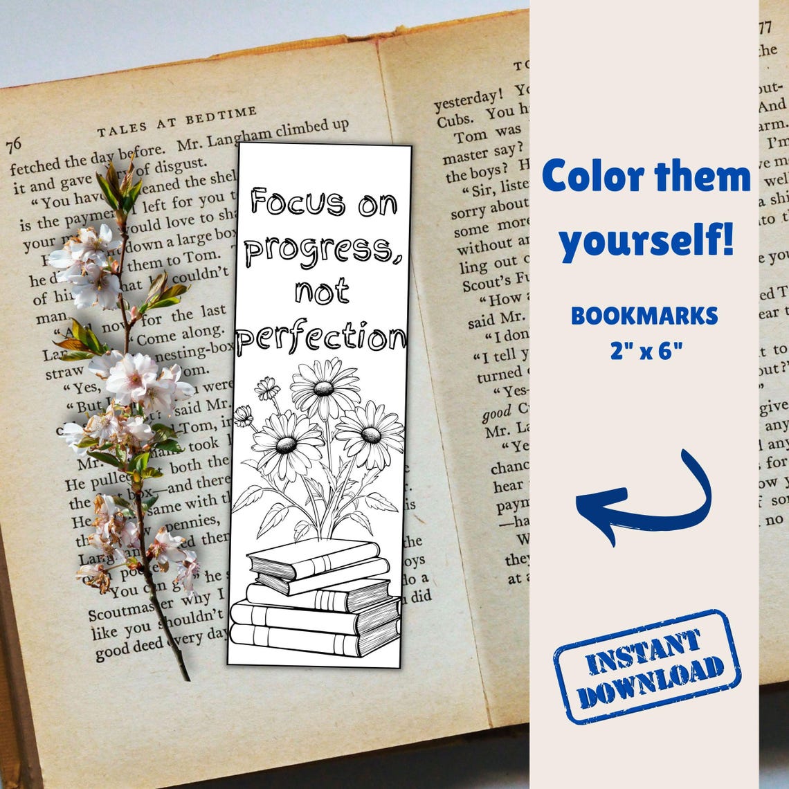 Printable Mindfulness Coloring Bookmarks - Etsy