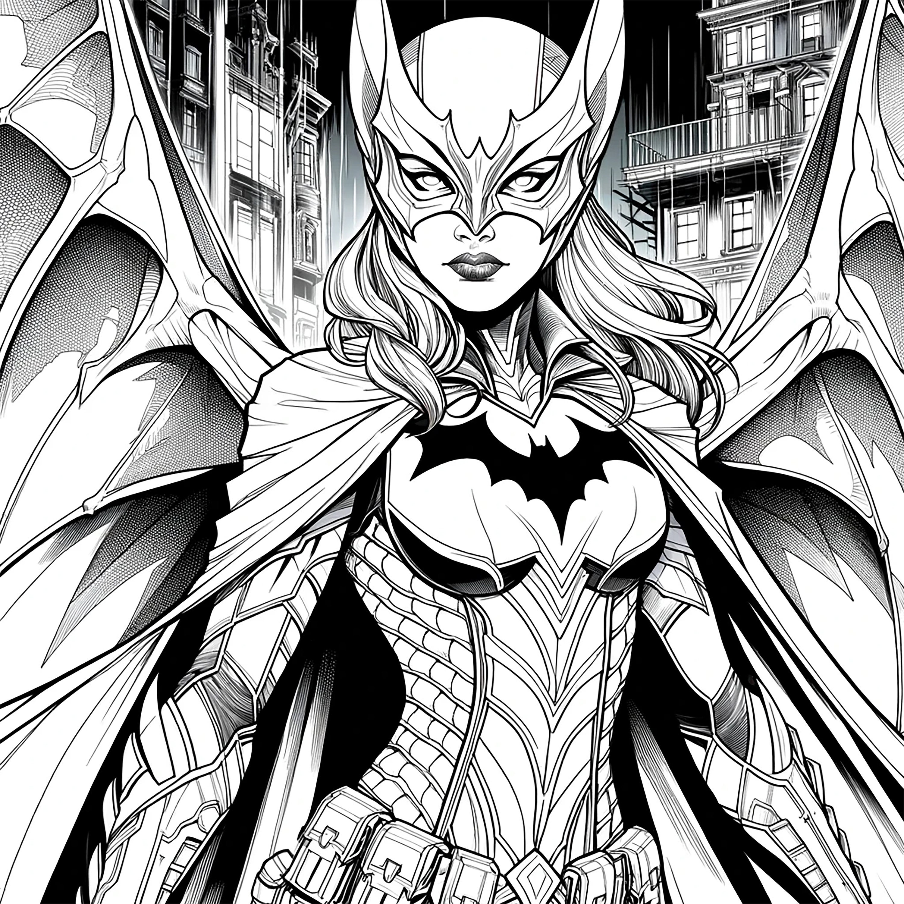 Women Superheroes classic Superheroines Coloring Pages for Adults ...
