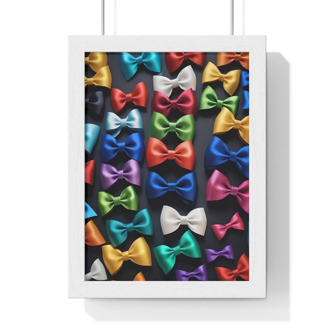 Colorful Bows Girl Room Decor Instant Download Pink Bow Print Trendy ...