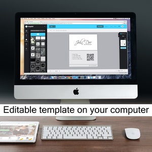 Business Card Template Editable Art Calling Card Printable - Etsy