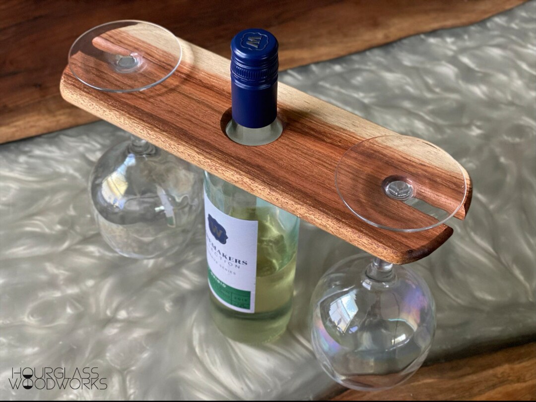 Brazilian Cherry Wine Caddy - Etsy
