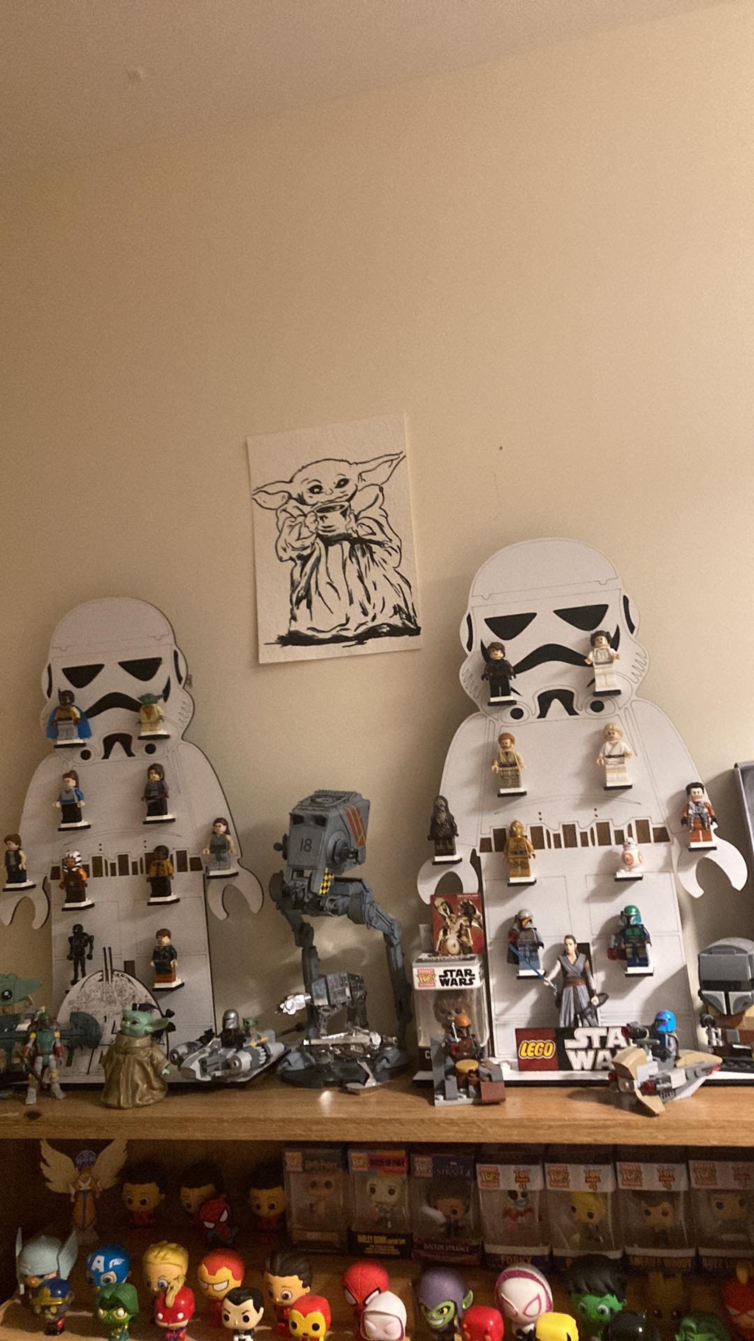 Stormtrooper Lego Minifig Display Stand - Etsy