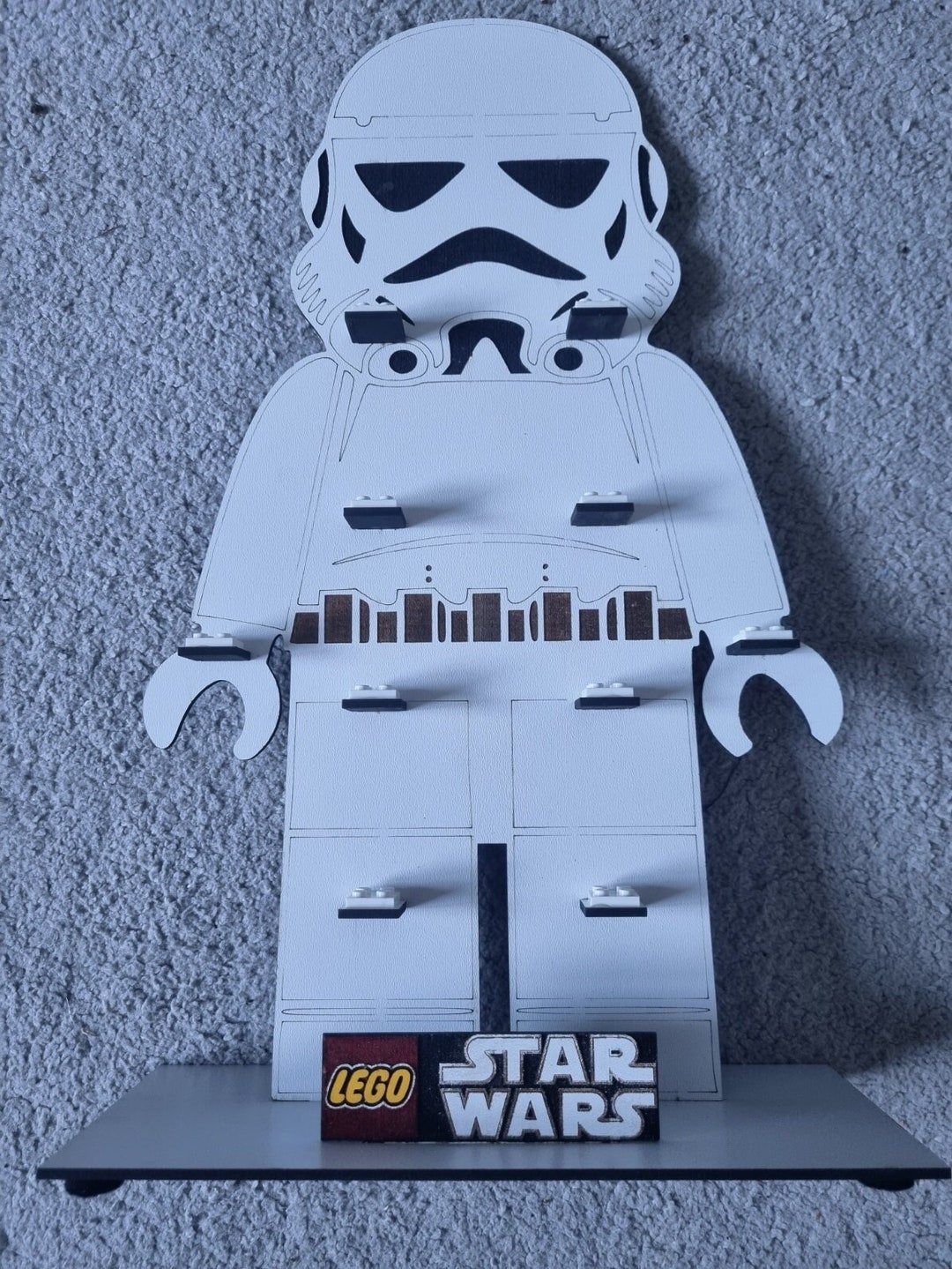 Stormtrooper Lego Minifig Display Stand - Etsy
