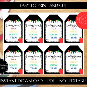 Back to School Gift Tag, It’s Going to Be a Great Year, Meet the ...