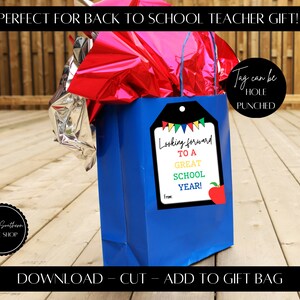 Back to School Gift Tag, It’s Going to Be a Great Year, Meet the ...