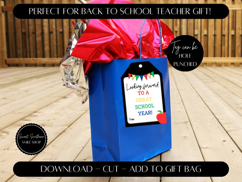 Back to School Gift Tag, It’s Going to Be a Great Year, Meet the ...