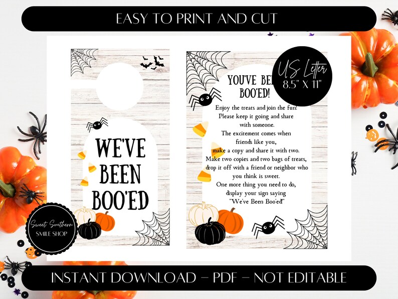 We’ve Been Booed Printable, You’ve Been Booed Printable, Printable ...