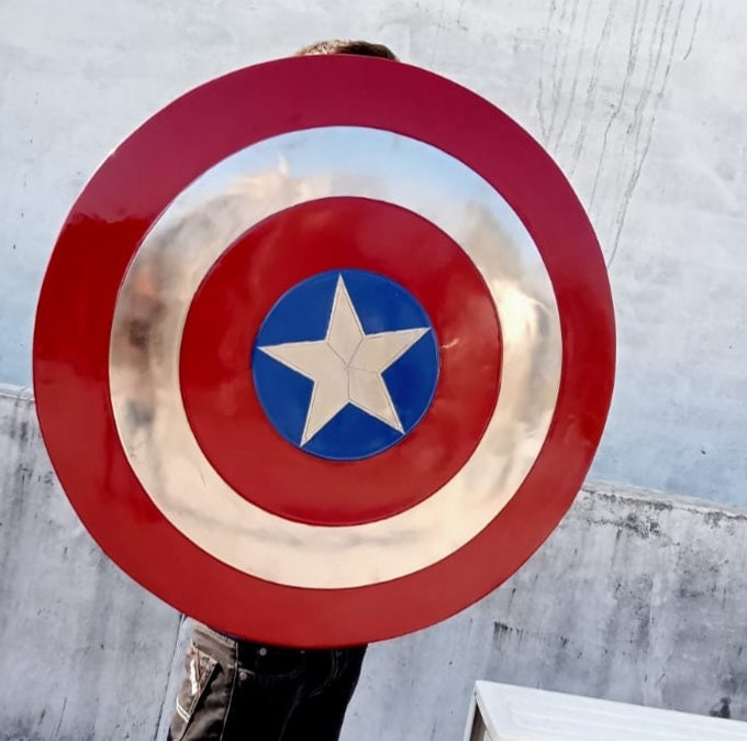 Winter Soldier Captain America Shield Metal Prop Replica Shield ...