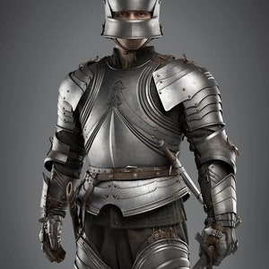 Medieval German Armour Suit Medieval Knight Armour Costume Battle ...
