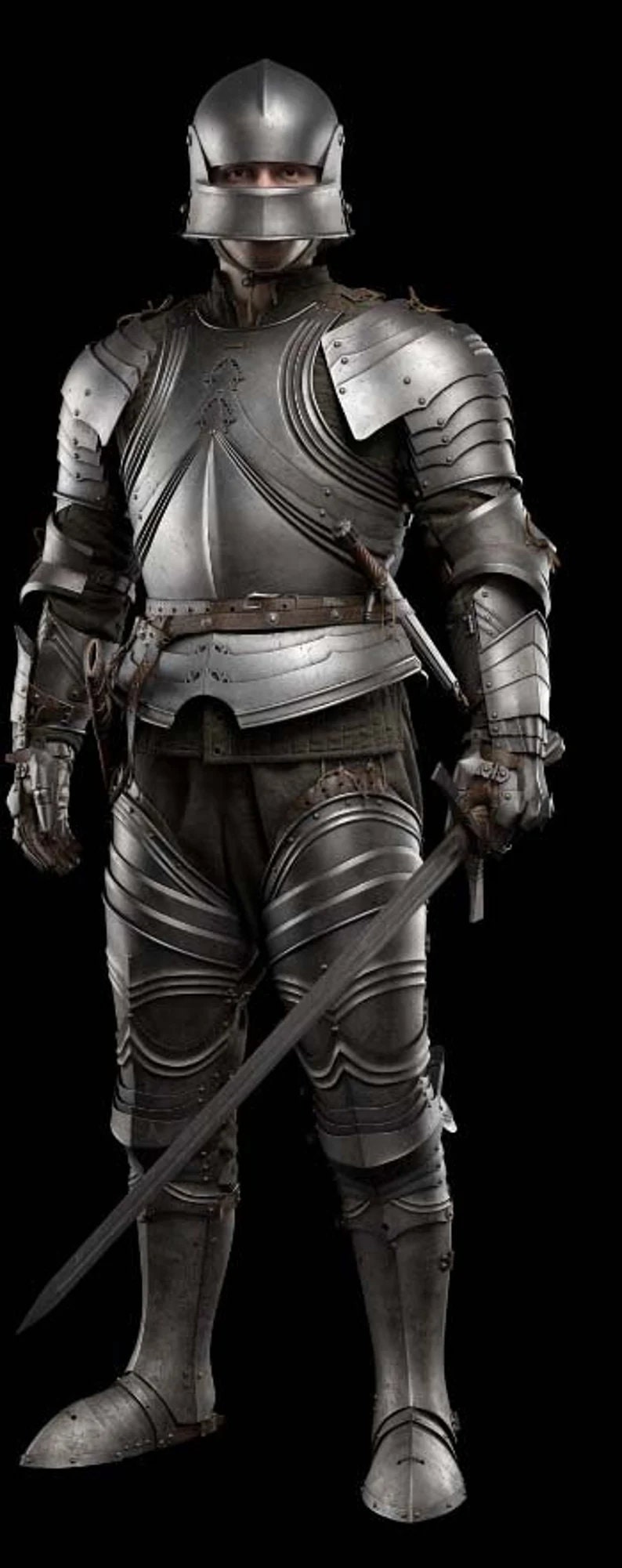 Medieval German Armour Suit Medieval Knight Armour Costume Battle ...