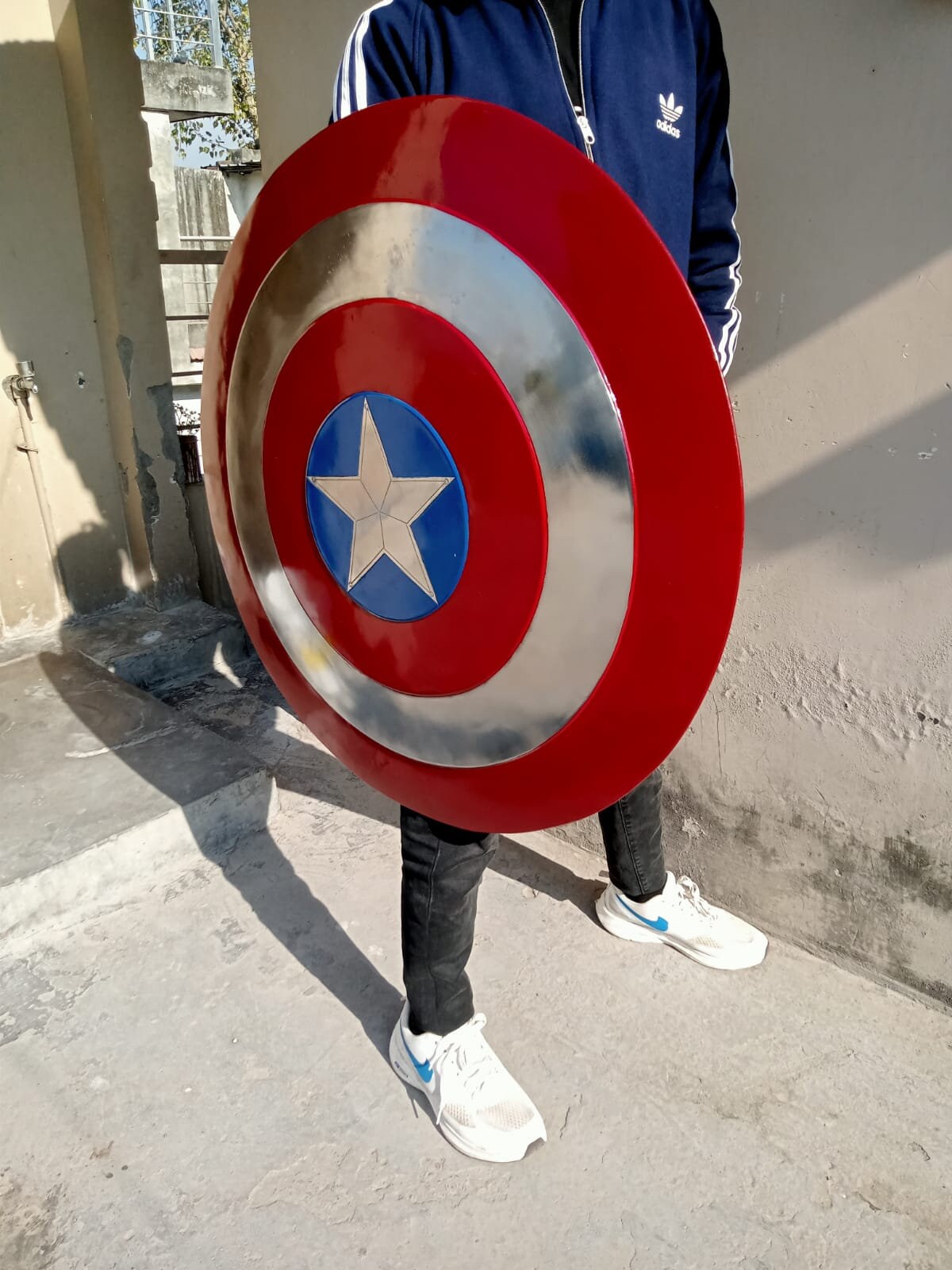 Winter Soldier Captain America Shield Metal Prop Replica Shield ...