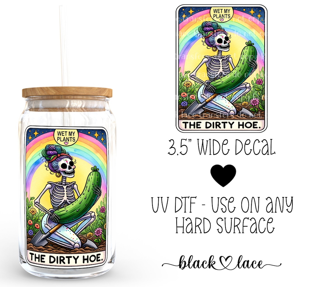 UV DTF Cup Wrap | Libby Beer Can Glass 16oz | the Dirty Hoe | - Etsy