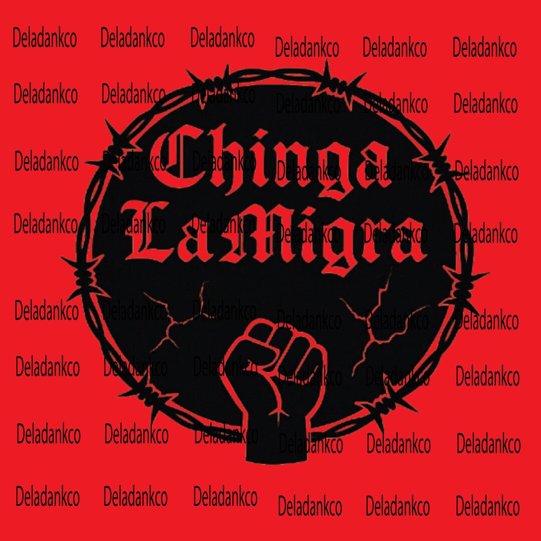 Chinga La Migra Decal Sticker DTF Instant Download - Etsy