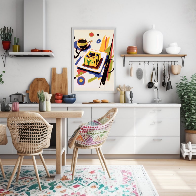 Flan, Creme Caramel, Abstract Food Art, Modern Kitchen Art, Food Lover ...