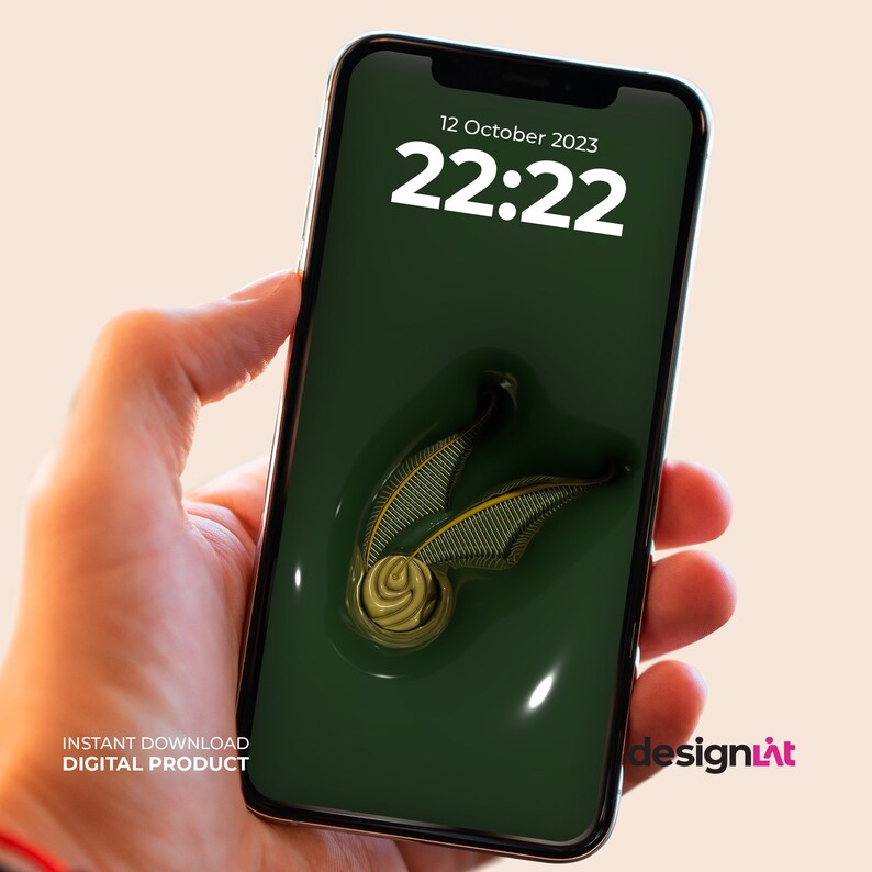 3D HP Golden Snitch Wallpaper for Mobile Phone 3D Android Ios iPhone ...