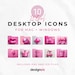 3D It Girl Aesthetic Folder Icons for Mac & Windows | 3D Soft Pink That ...