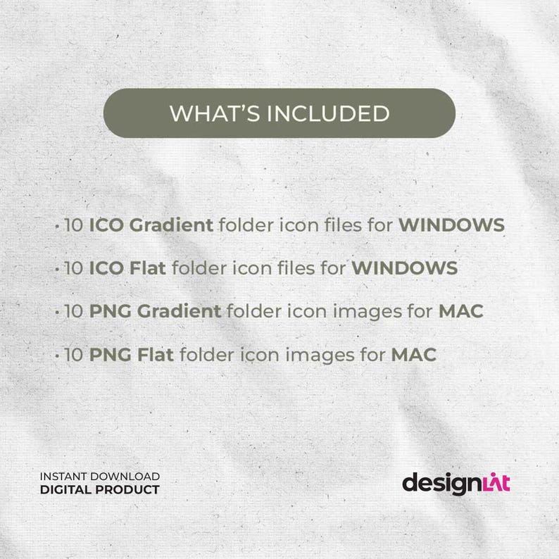 Pastel Aesthetic Warm Folder Icons for Mac & Windows | 10 Neutral Organizing Icon Set for ...