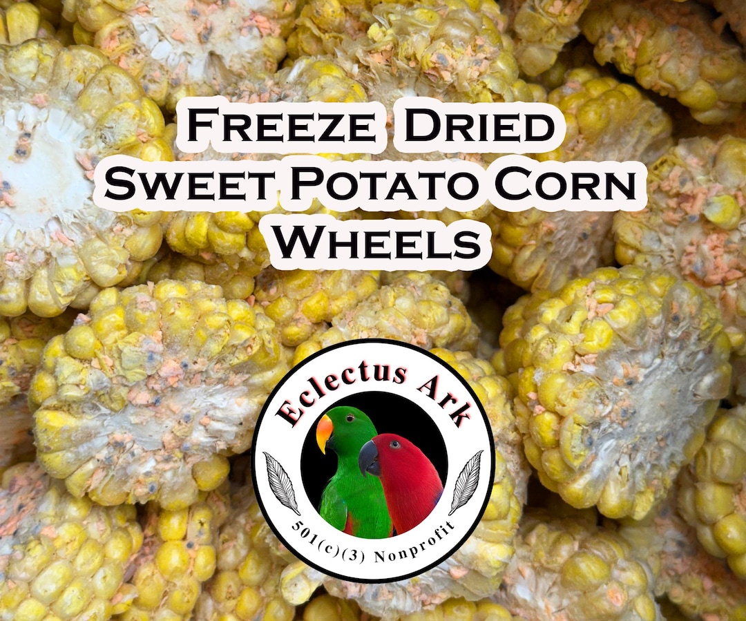 Freeze Dried Sweet Potato Corn Wheels - Etsy