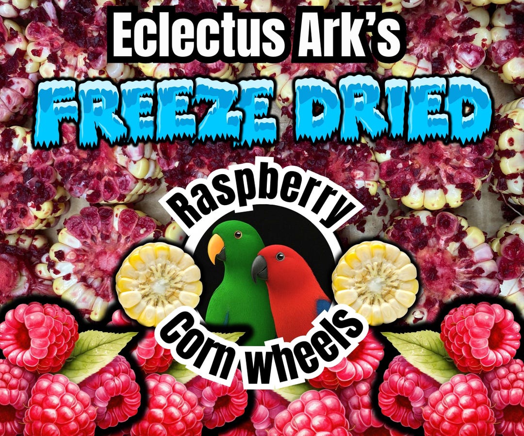 Freeze Dried Raspberry Corn Wheels - Etsy
