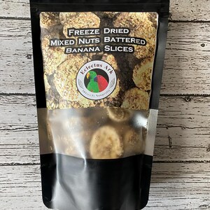 Freeze Dried Mixed Nuts Battered Banana Slices 2.5 Oz - Etsy