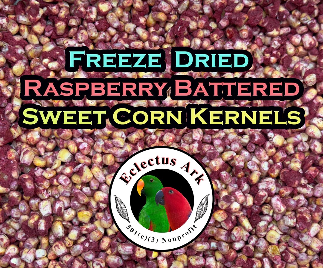 Freeze Dried Raspberry Battered Sweet Corn - Etsy