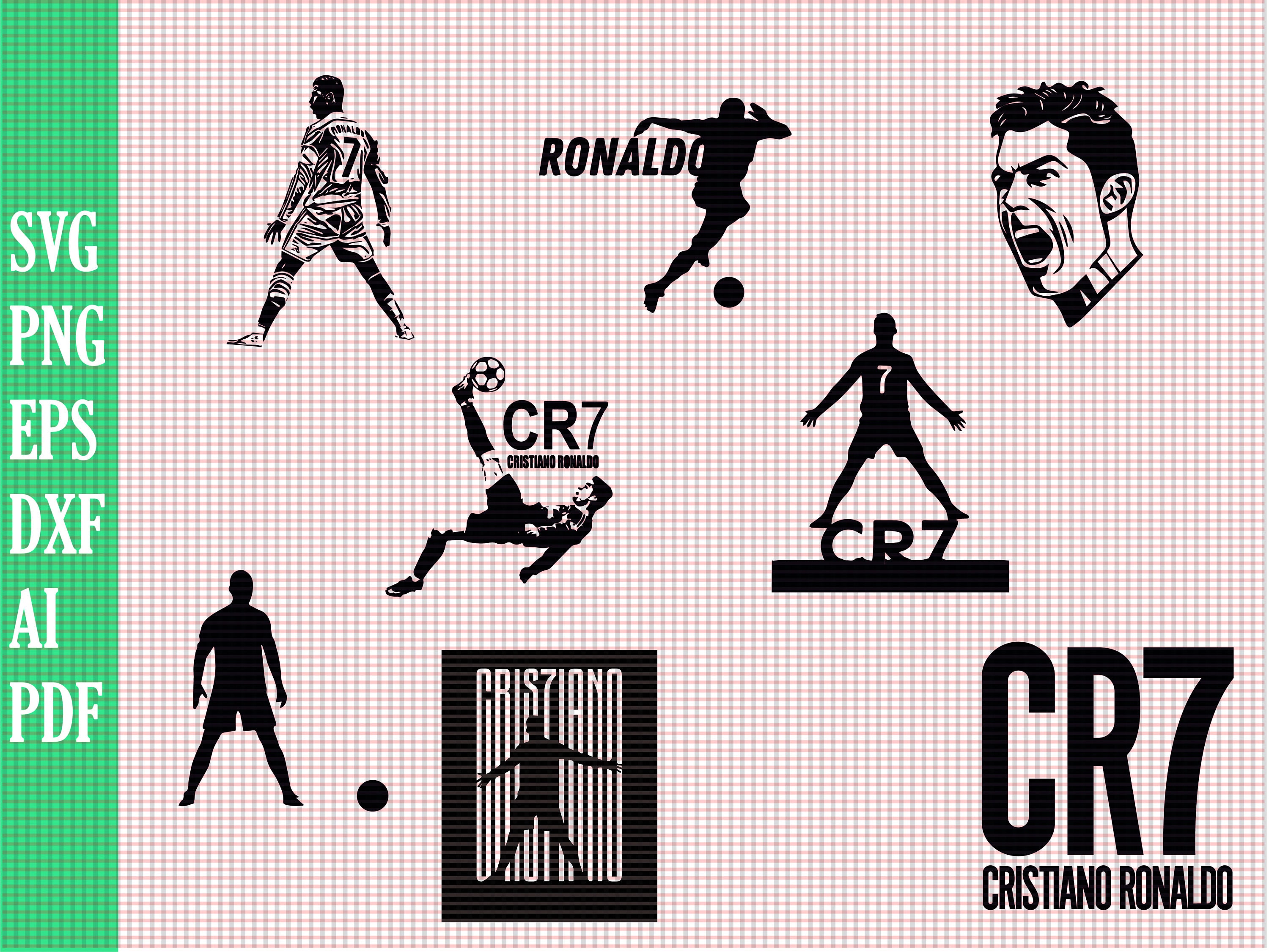 Cristiano Ronaldo Svg Cr7 Svg Cut File Ronaldo Png 7 Svg - Etsy