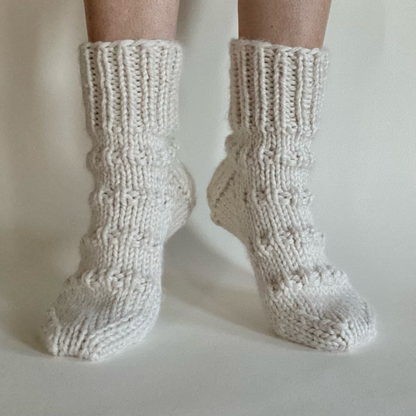 Hand Knit Socks - Etsy