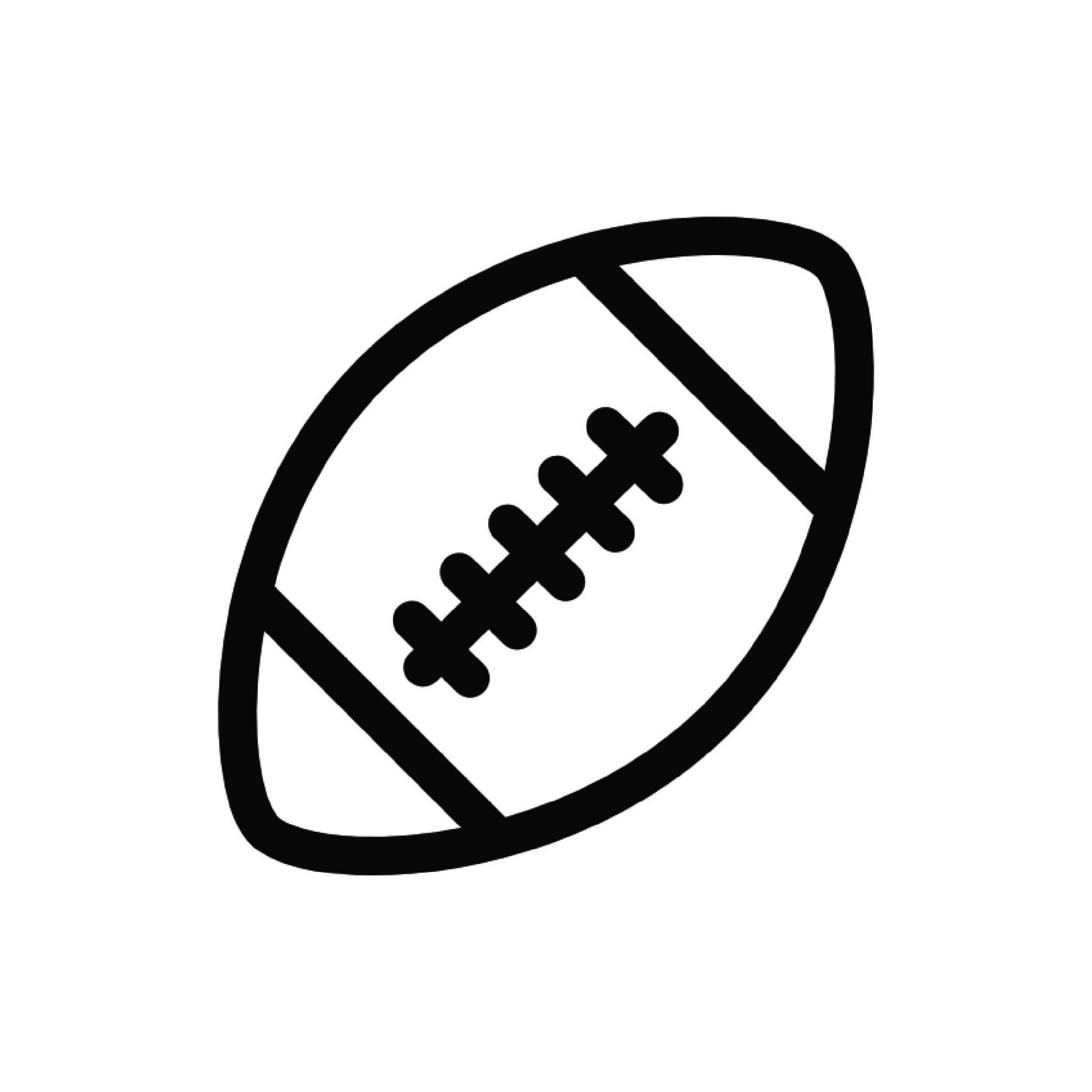 Football Icon (editable SVG Logo) - Etsy